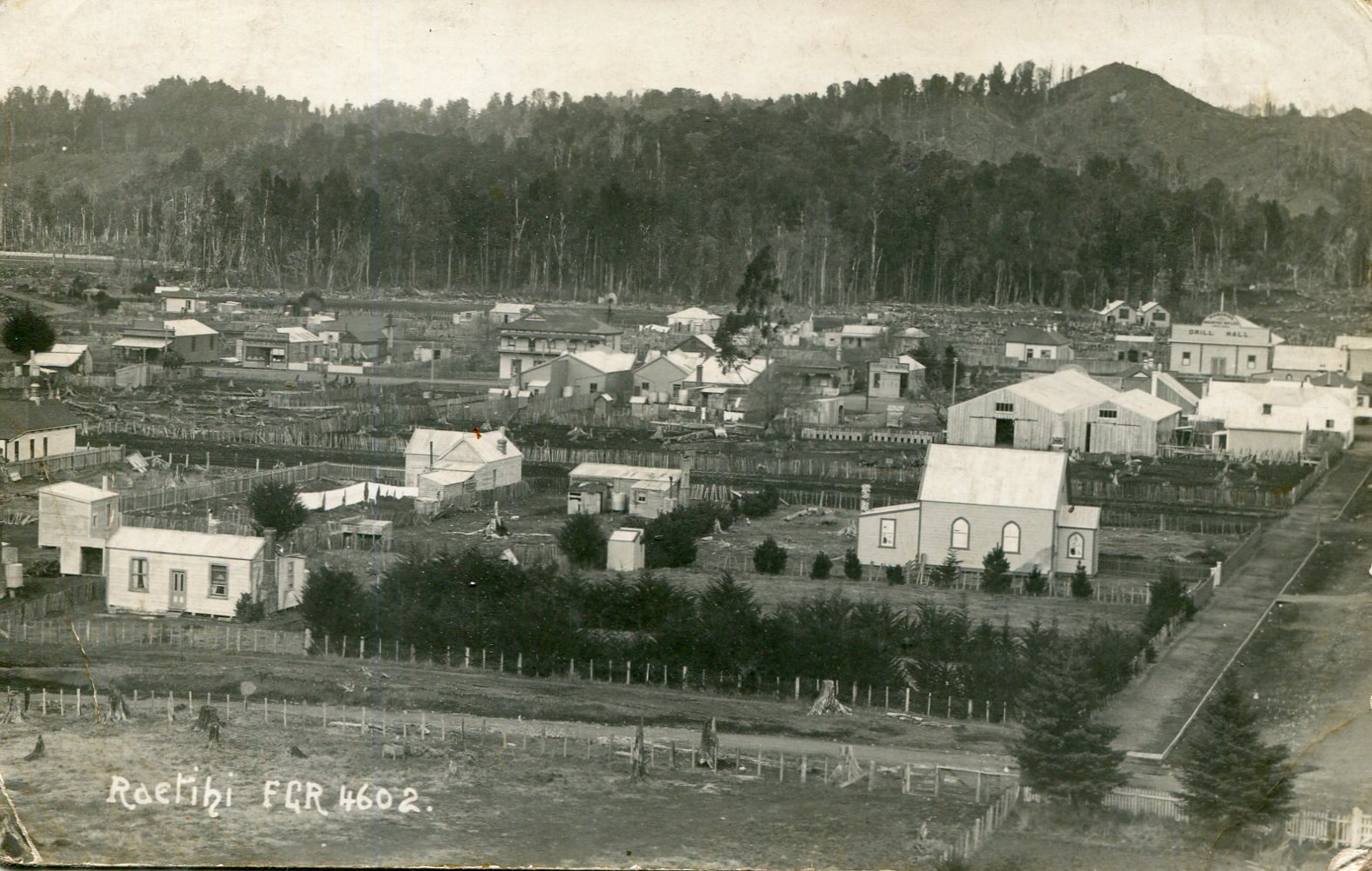 NEW ZEALAND DISASTERS - RAETIHI FIRE - 1918
